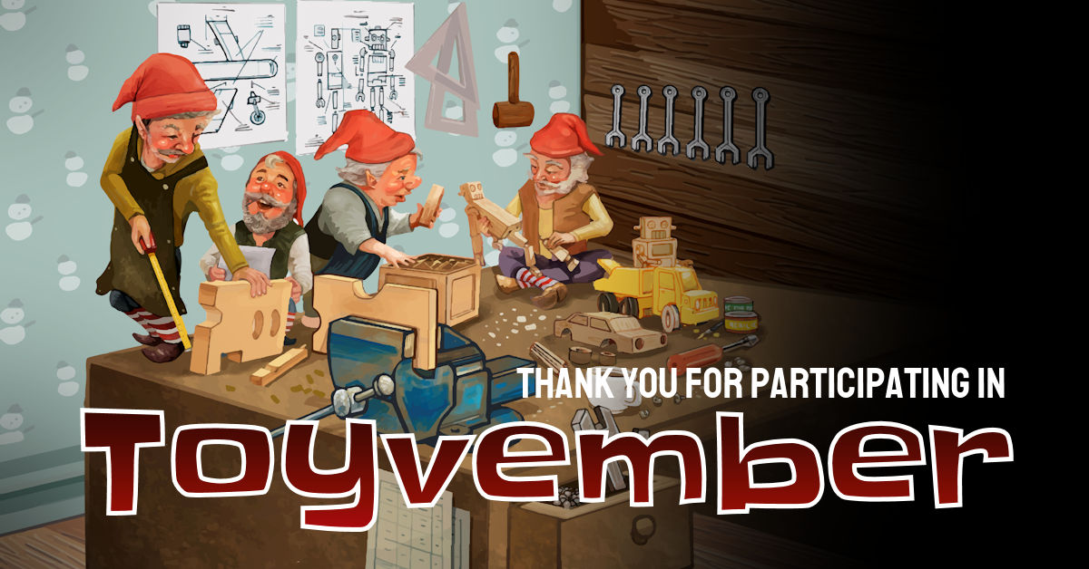 Thanks for Participating in Toyvember - SantaTrackers.net